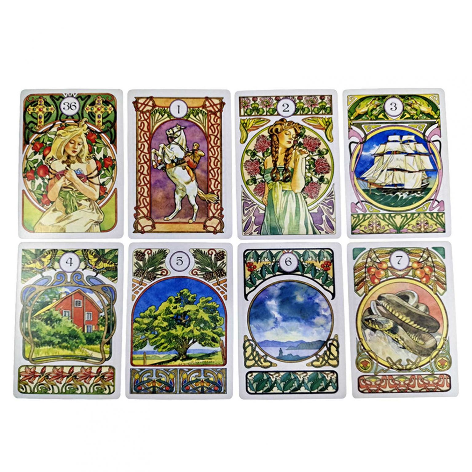 Art Nouveau Lenormand Tarot Deck – Buy Real Tarot Cards in the USA
